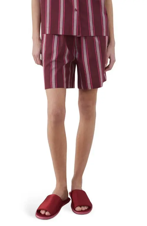 Mango Stripe Pajama Shorts