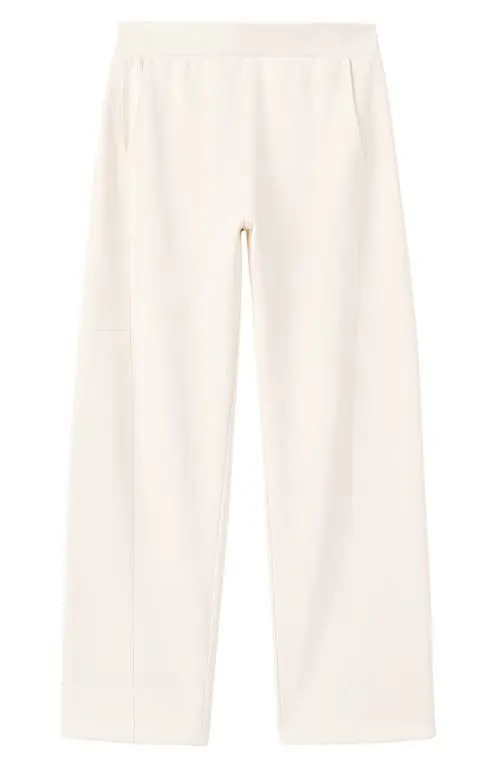 Mango Elastic Waist Cotton Pants