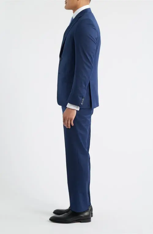 HERITAGE GOLD Textured Dark Wool Suit