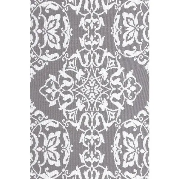 MAD MATS New Wrought Iron Rug - Cool Silver - 6'x9'