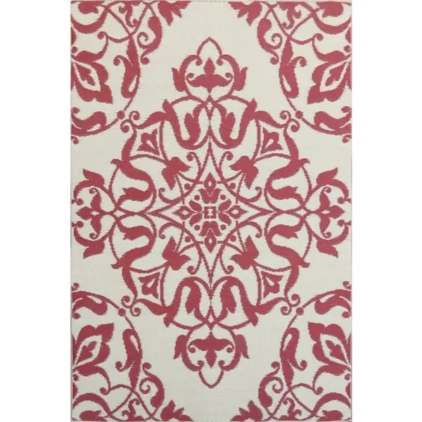 MAD MATS New Wrought Iron Rug - Deep Red - 5'x8'