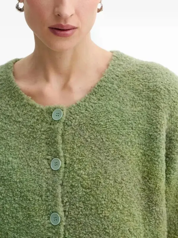 American Vintage Zolly Textured Cardigan - Green
