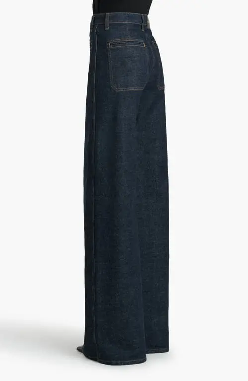 Khaite Delmonico High-waist Wide-leg Jeans - Benson