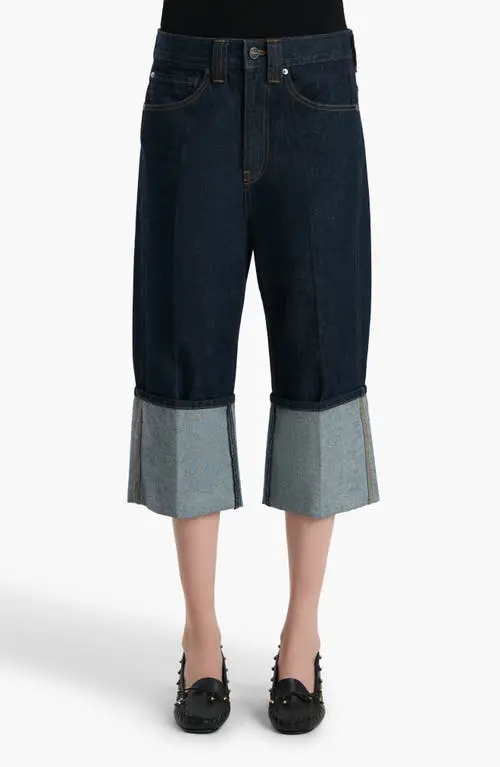 Khaite Boyle Ankle Wide Leg Jeans - Benson