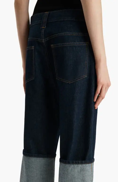 Khaite Boyle Ankle Wide Leg Jeans - Benson