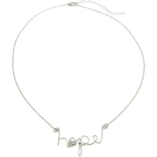 ALEGRIA ACCESSORIES Hope Sterling Necklace - Silver