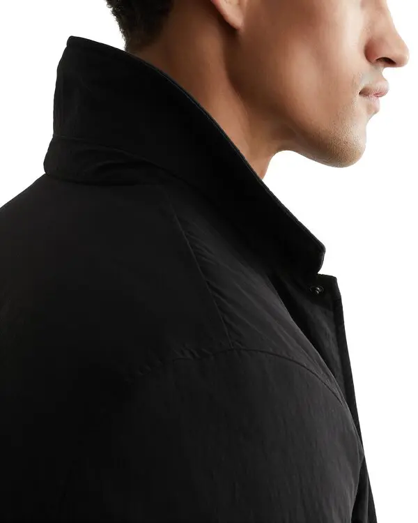REISS Quilted Overcoat