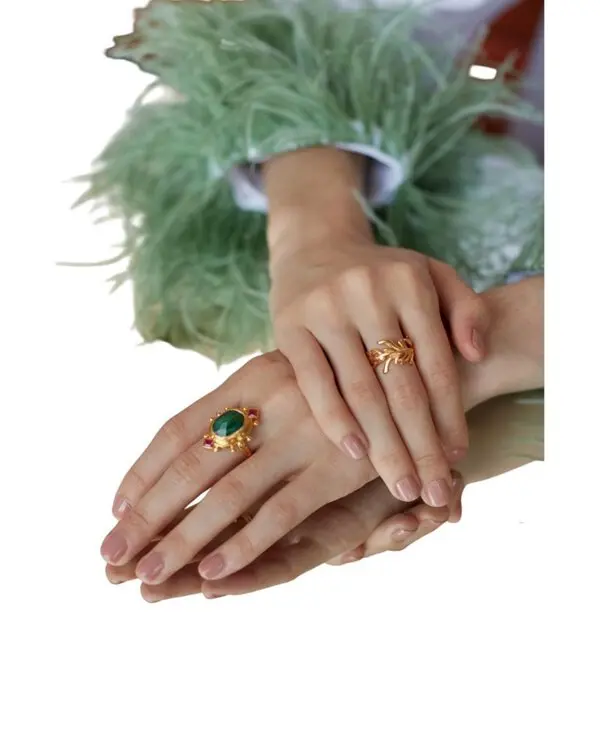 OTTOMAN HANDS Raina Crystal Ring