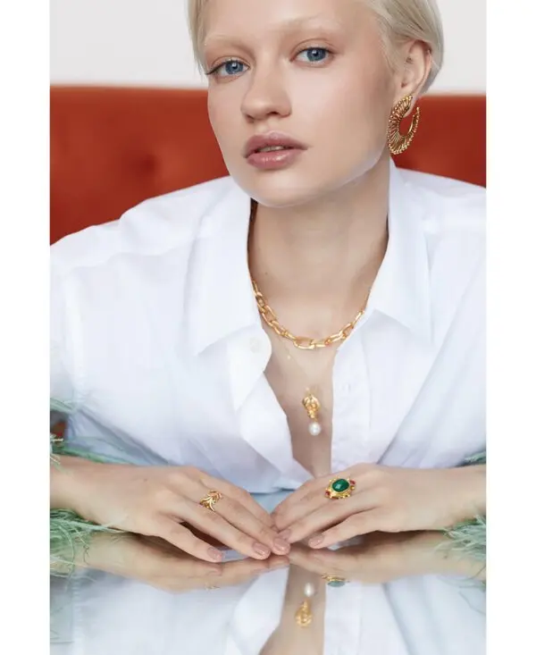 OTTOMAN HANDS Raina Crystal Ring