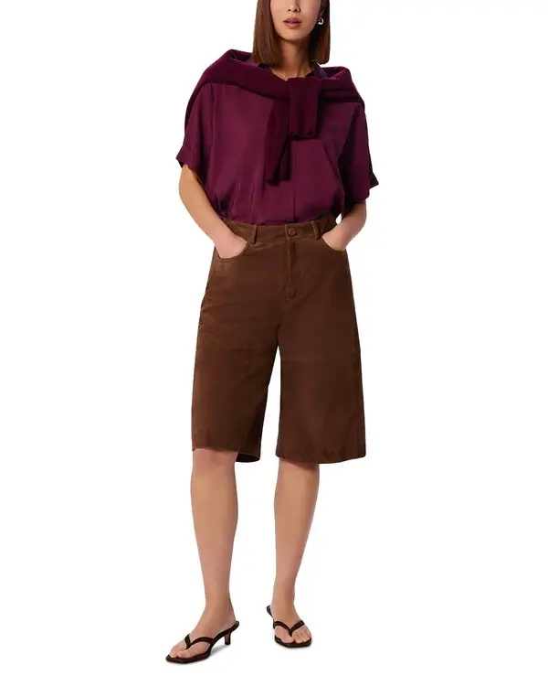 Whistles Sasha Relaxed Fit Shirt - Fig