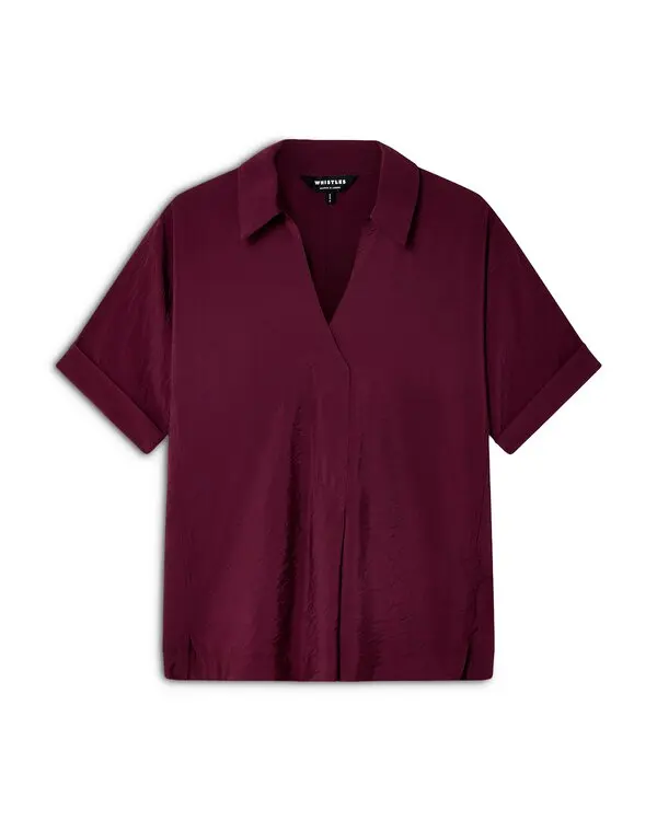 Whistles Sasha Relaxed Fit Shirt - Fig