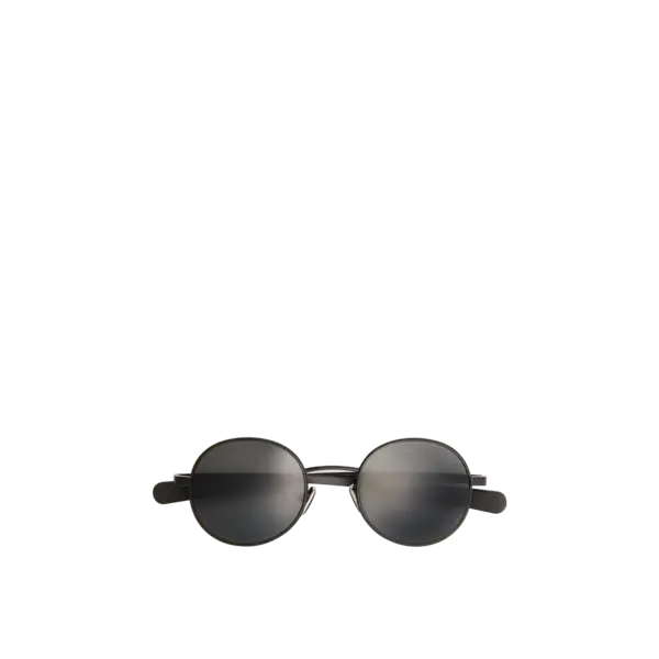 Moncler Centro Oval Sunglasses - Black