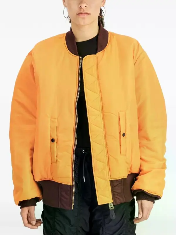 Alpha Industries Zip-up Reversible Bomber Jacket