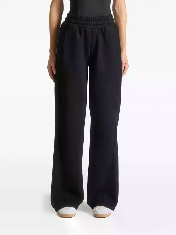 Manière De Voir Iris Relaxed-fit Track Pants - Black