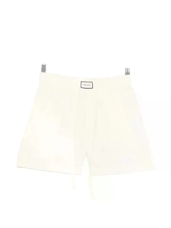ENTIRE STUDIOS Drawstring Elasticated Shorts - Neutrals