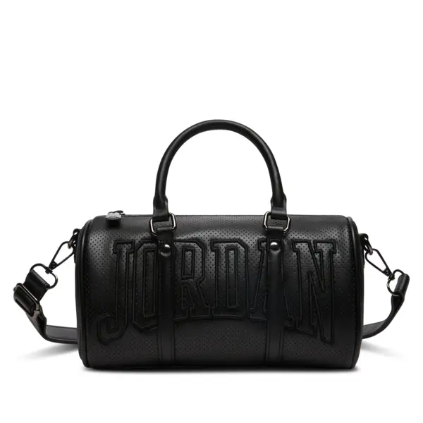 JORDAN Perforated Mini Duffel Bag - Black