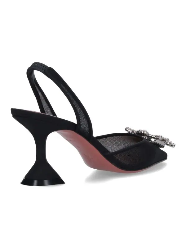 Amina Muaddi Slingback Pumps - Black