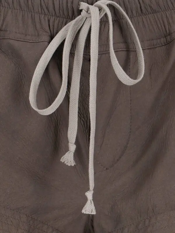 Rick Owens Macassar Waxy Leather Shorts - Brown