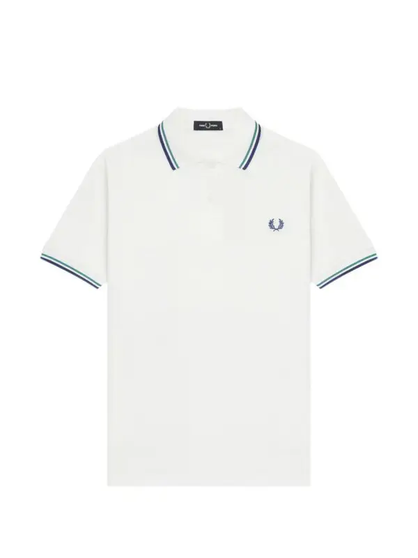 Fred Perry Tipped Short-sleeve Polo Shirt - White