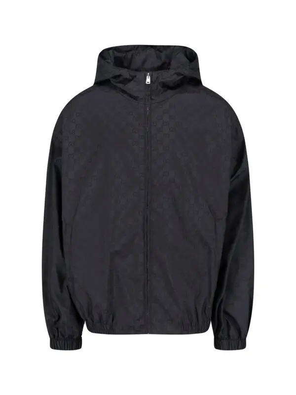 Gucci Jacquard 'gg' Nylon Jacket