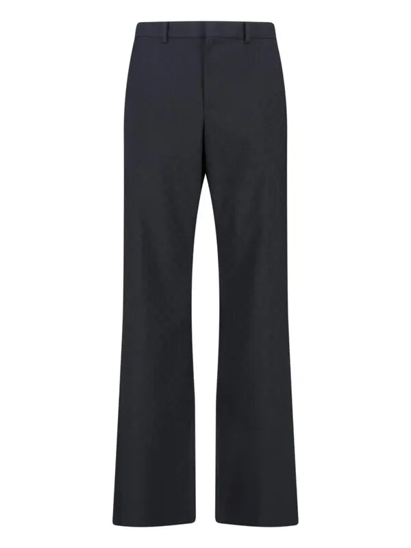 Gucci Wool Pants With Gg Motif