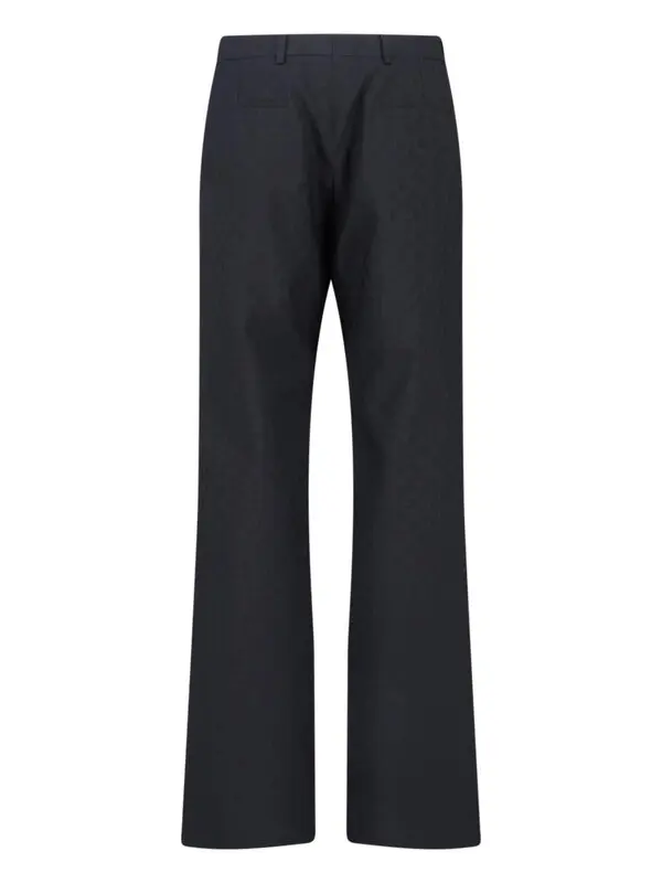 Gucci Wool Pants With Gg Motif