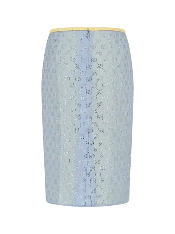 Gucci Crystal Pencil Skirt
