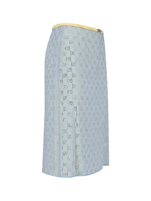 Gucci Crystal Pencil Skirt