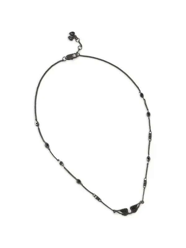 Zadig&Voltaire Crystal-embellished Chain Necklace - Black