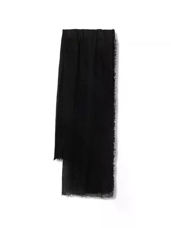 Zadig&Voltaire Frayed Scarf - Black