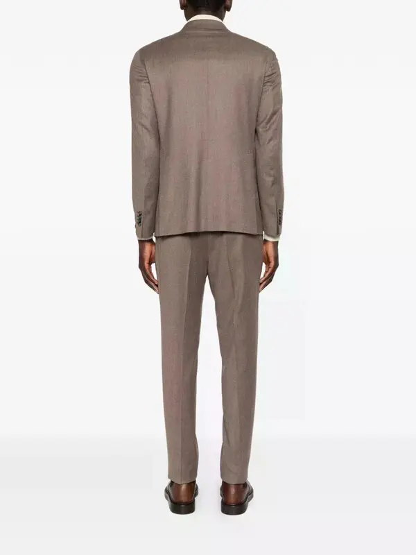 Tagliatore Double-breasted Suit - Brown