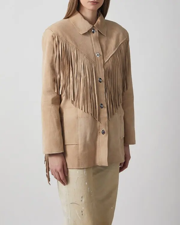 STAND STUDIO Estee Fringe Jacket