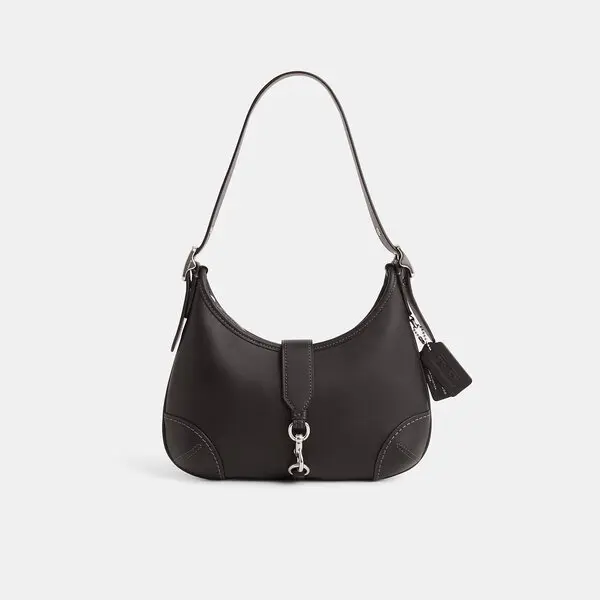 COACH Restored Hamptons Hobo Bag - Silver/black
