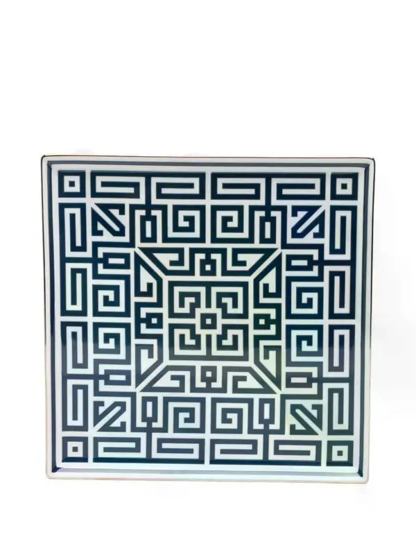 GINORI 1735 Labirinto Pattern Plate - White