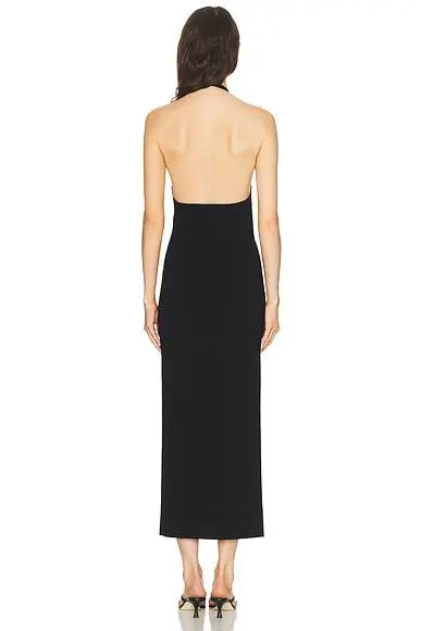TOTEME Compact Knit Halter Dress