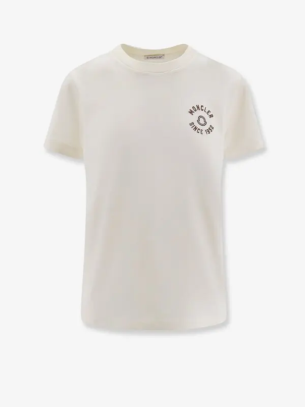 Moncler Organic Cotton Tshirt - White