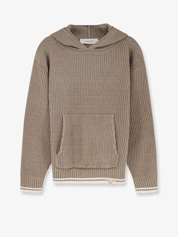 GOLDEN GOOSE Patrick Cotton Sweater - Beige