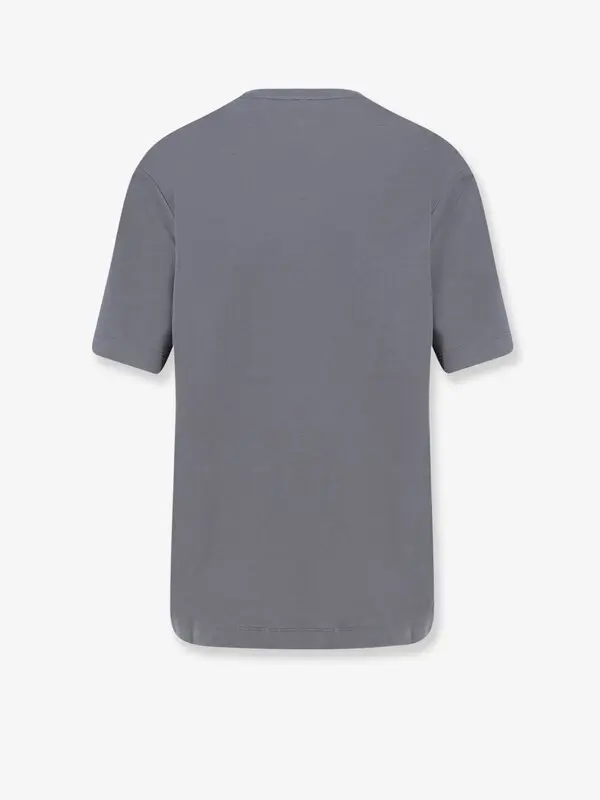 Pinko Cotton T-shirt With Rhinestone Logo