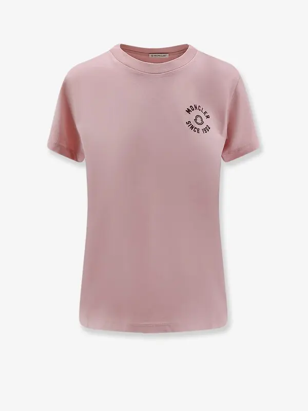 Moncler Organic Cotton Tshirt - Pink