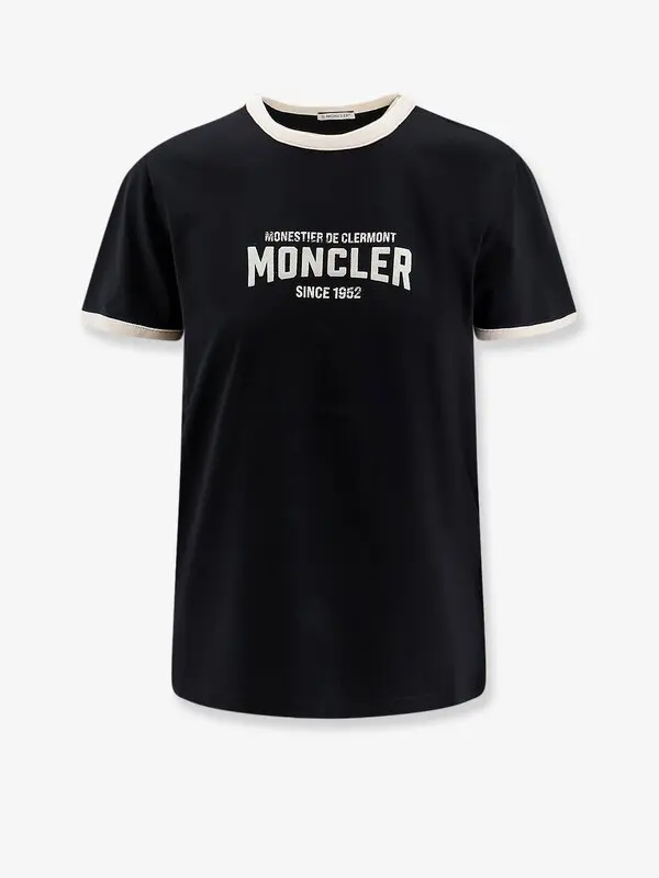 Moncler Organic Cotton Tshirt - Black