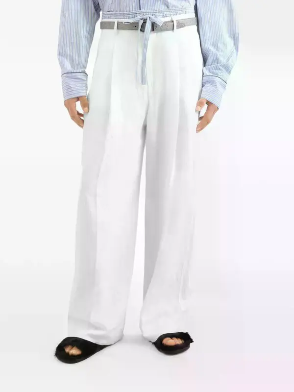 Dolce & Gabbana Pleated Wide Leg Trousers