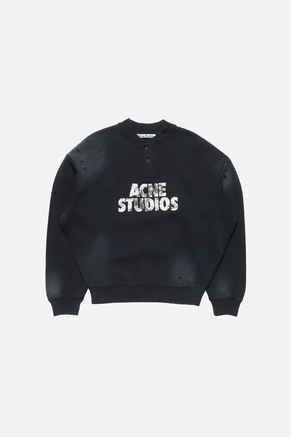 Acne Studios Fleece Logo Sweatshirt