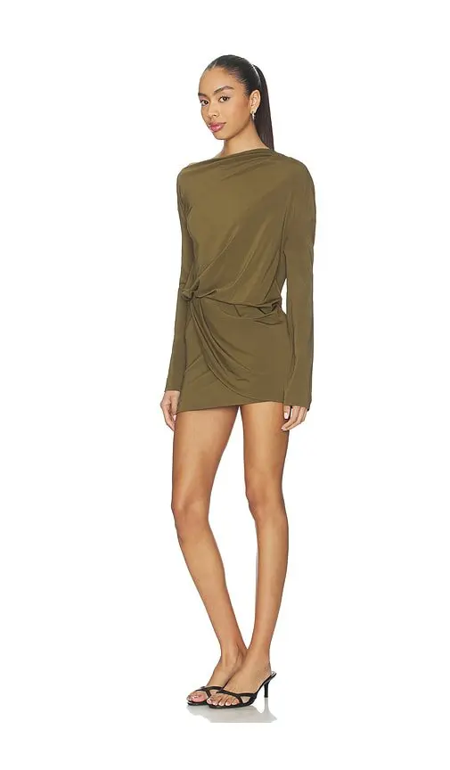 EAVES Desi Mini Dress In Olive
