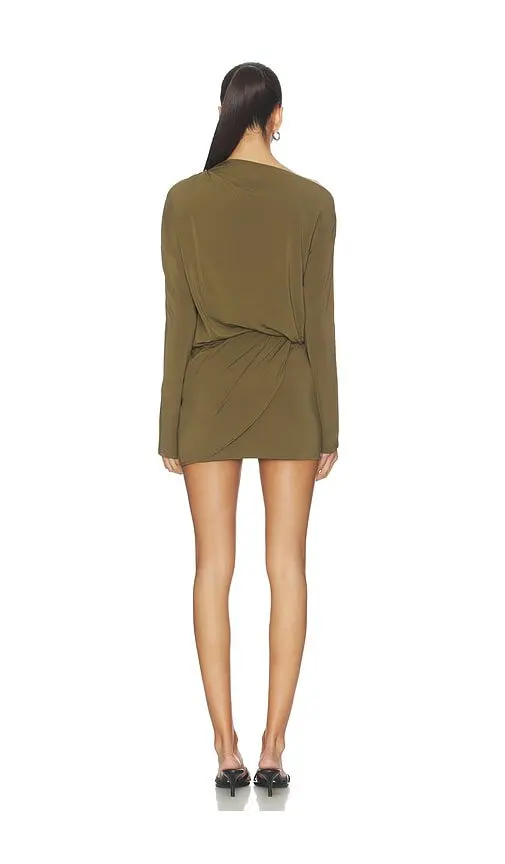EAVES Desi Mini Dress In Olive