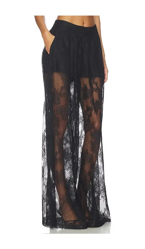 Bardot Hildie Wide Leg Lace Pant