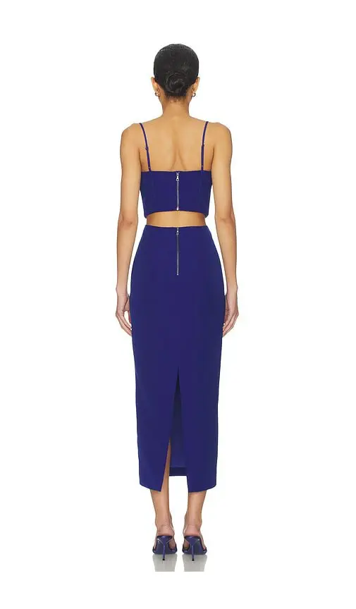 Bardot Martini Midi Dress - Cobalt