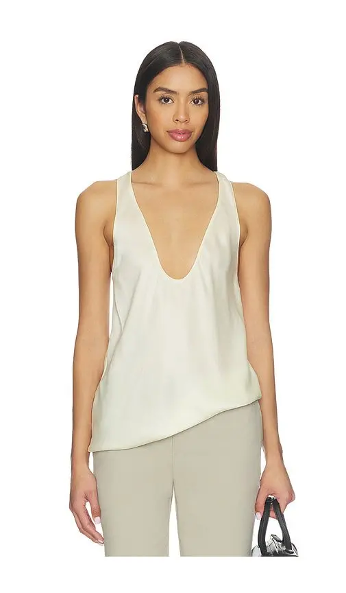 EAVES Vivian Silk Top - Ivory