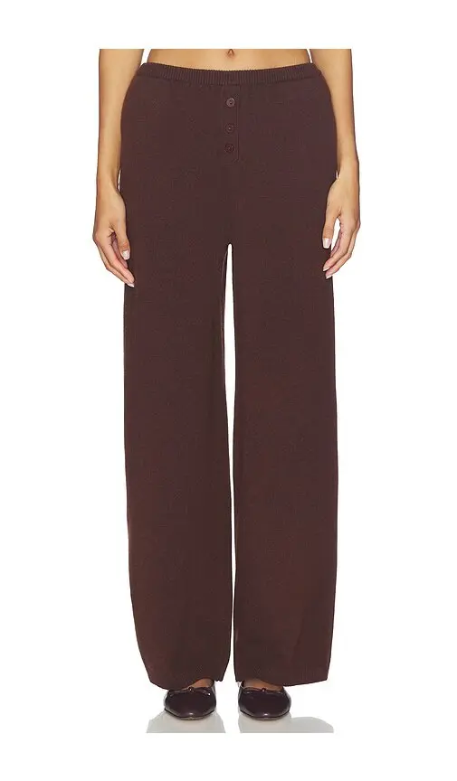 ALL MY LOVE Kayla Pants In Brown - Espresso