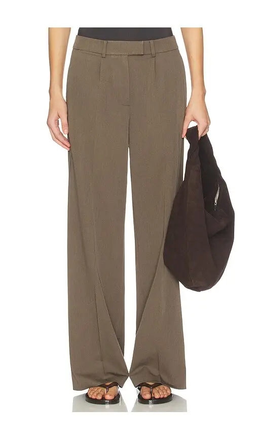 ALL MY LOVE Renee Pants In Army - Taupe