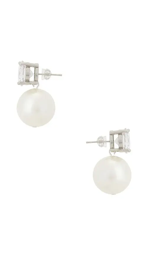 Shashi Jones Stud Earring In Ivory